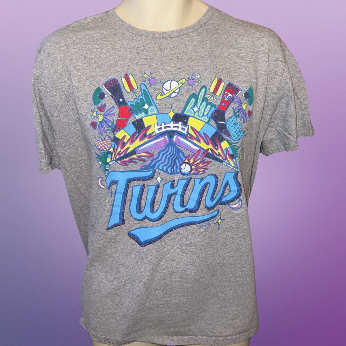 Fruit Of The Loom × Vintage Mn Twins Artist Series 03’ Leeya Rose Jackson T Shirt Large | Grailed