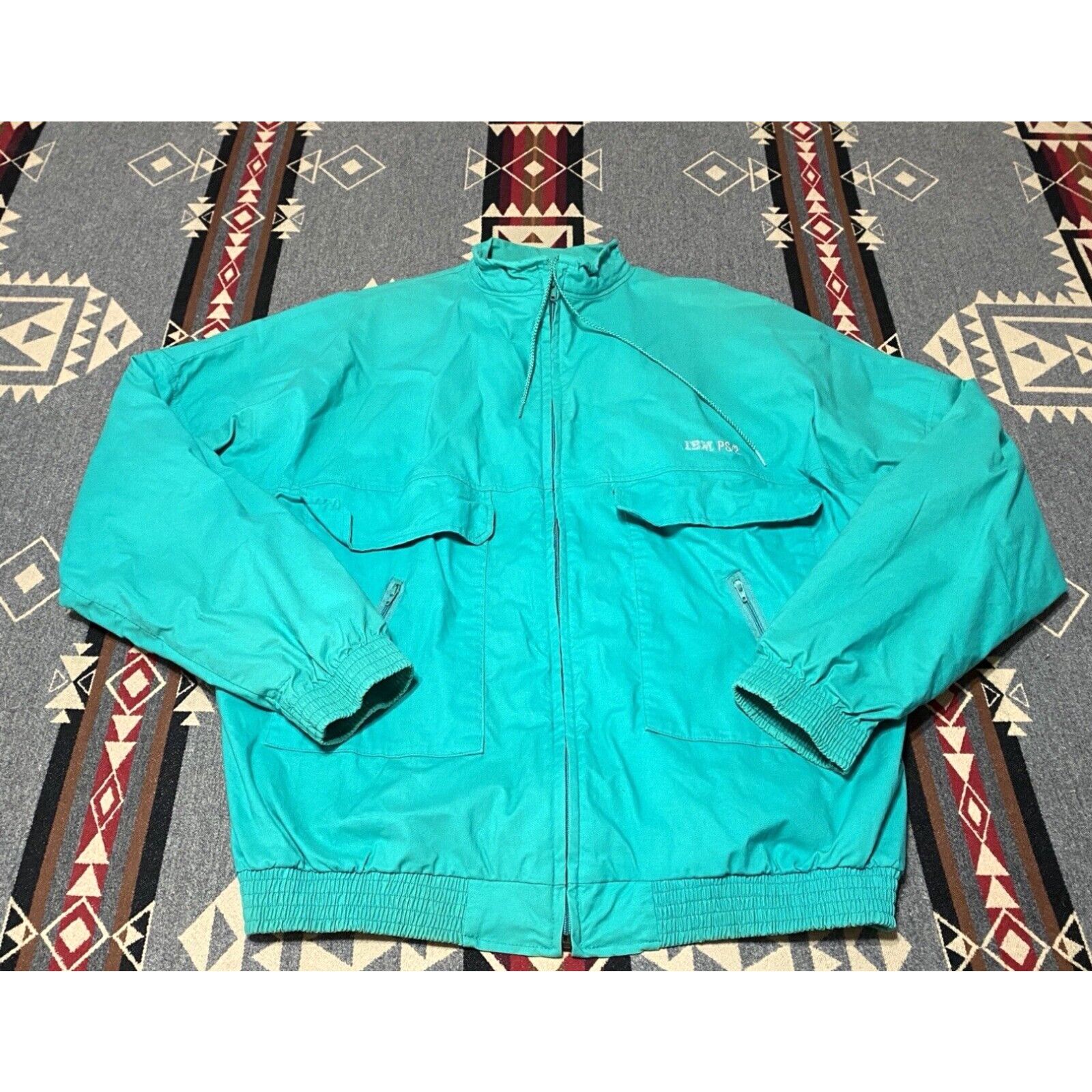 Holloway Holloway IBM International Business Machines Zip Up Jacket ...