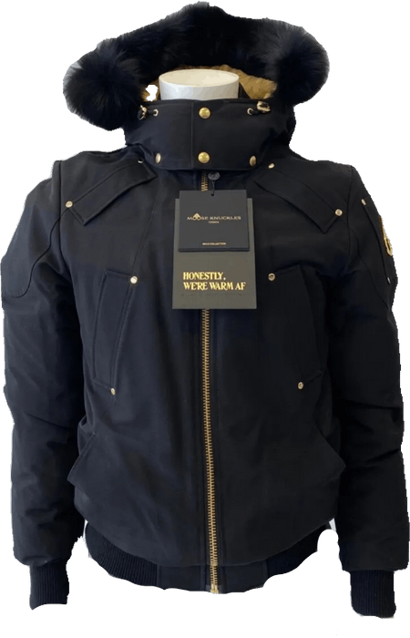 Moose Knuckles Moose knuckles- Gold fur NEOSHEAR bomber(Little rapids ...