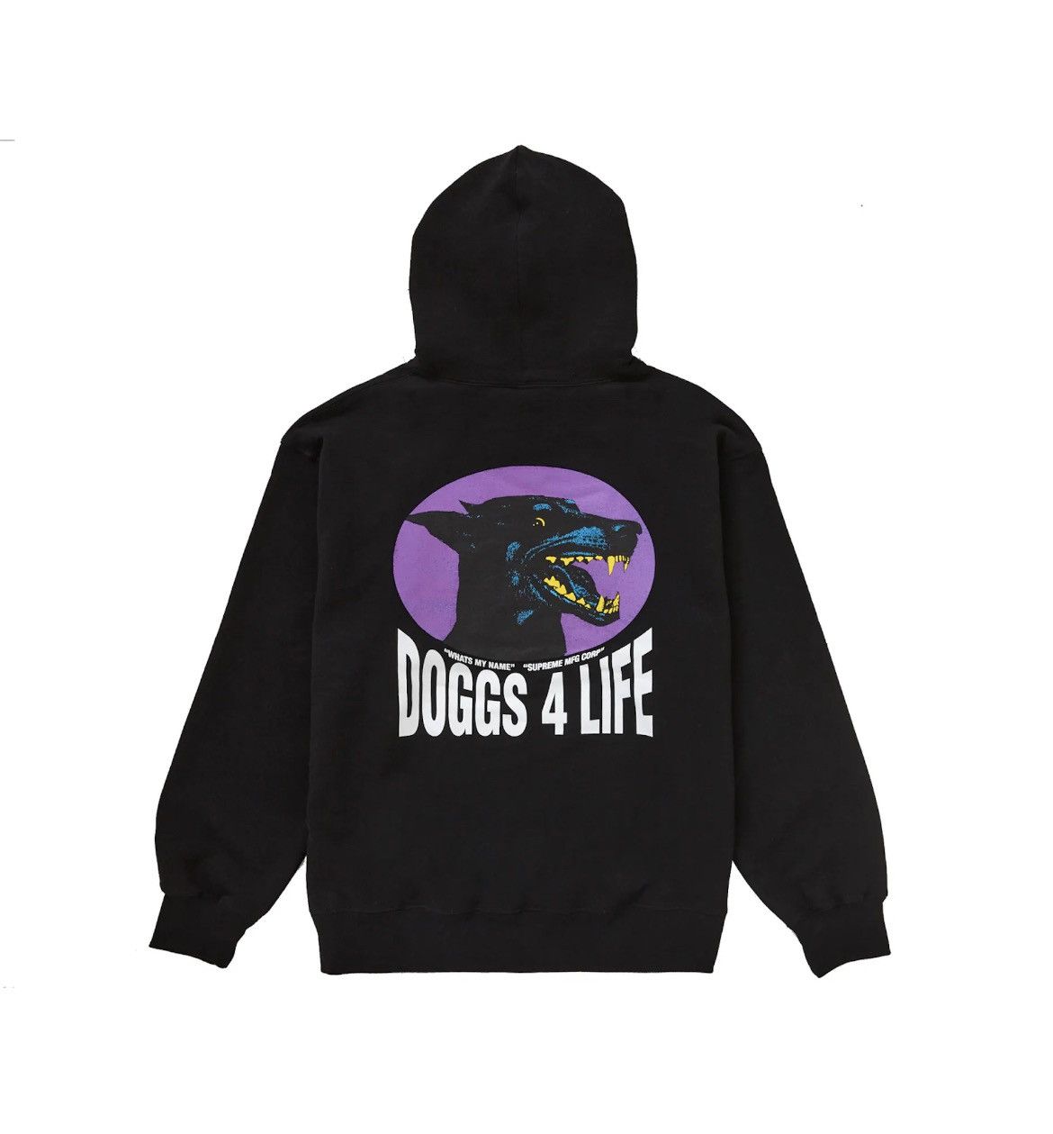 Streetwear × Supreme × Vintage Supreme Dogs 4 Life Hooded Sweatshirt ...