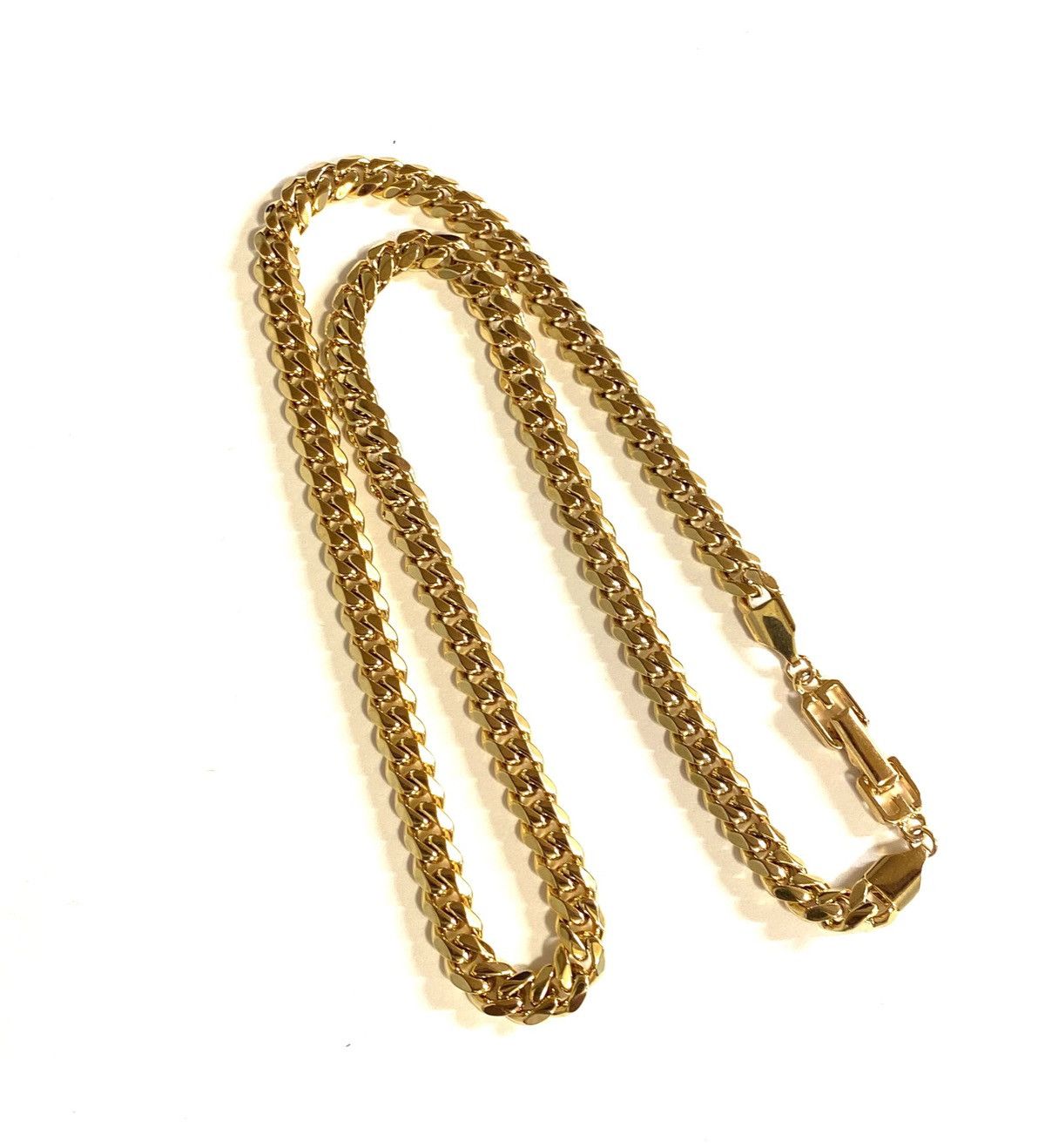 Givenchy RARE GIVENCHY 90s CUBAN LINK GOLD VINTAGE CHAIN NECKLACE | Grailed