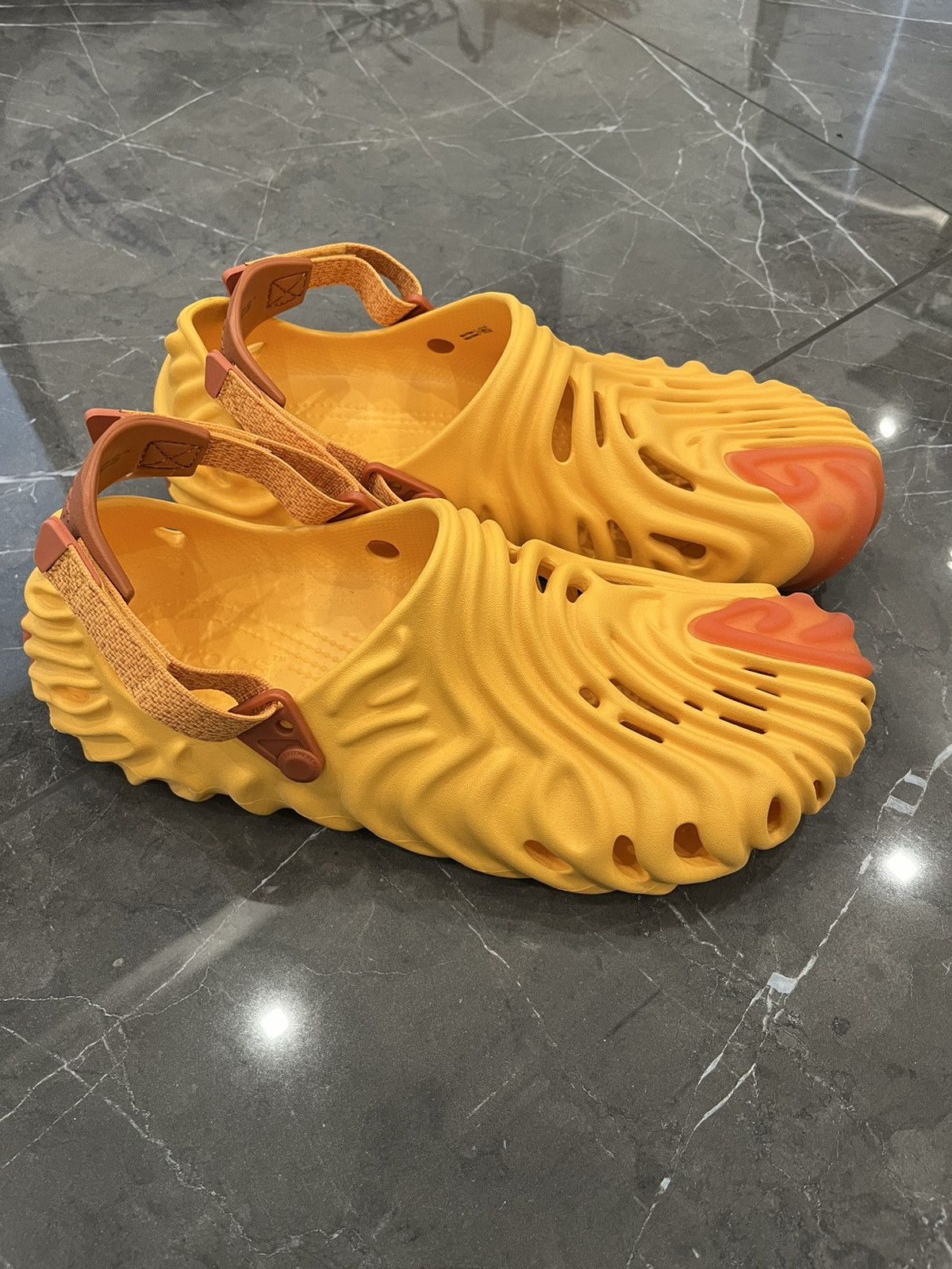 Crocs × Salehe Bembury Salehe Bembury Crocs Pollex Clog Cobbler Orange ...