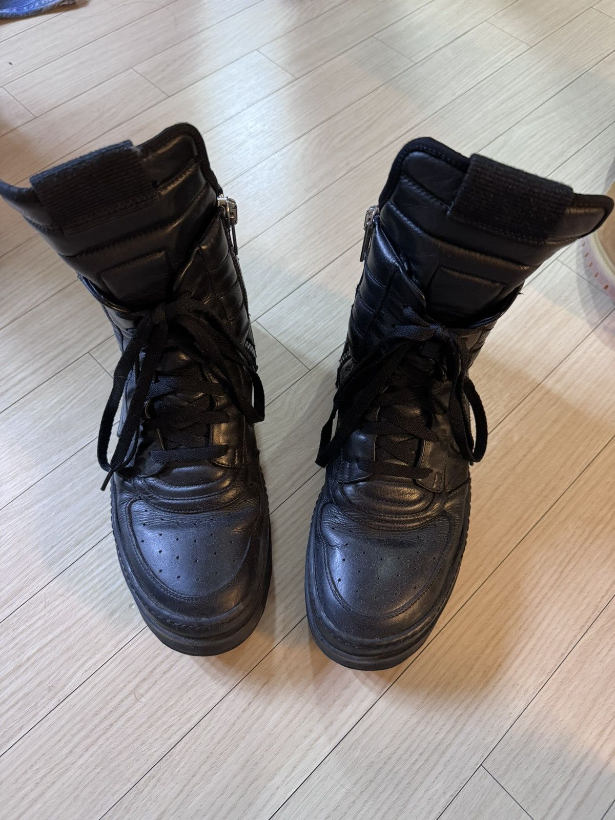 Rick Owens Rick owens Sample 1of1 Blackout Dunks | Grailed
