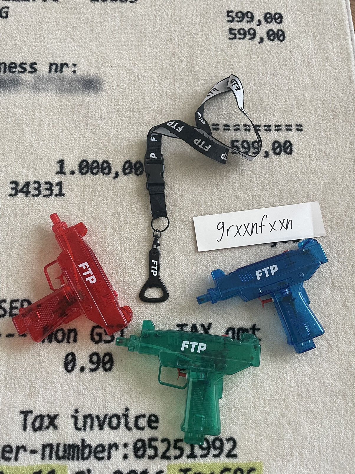 Fuck The Population FTP Water Guns Water Uzis | Grailed