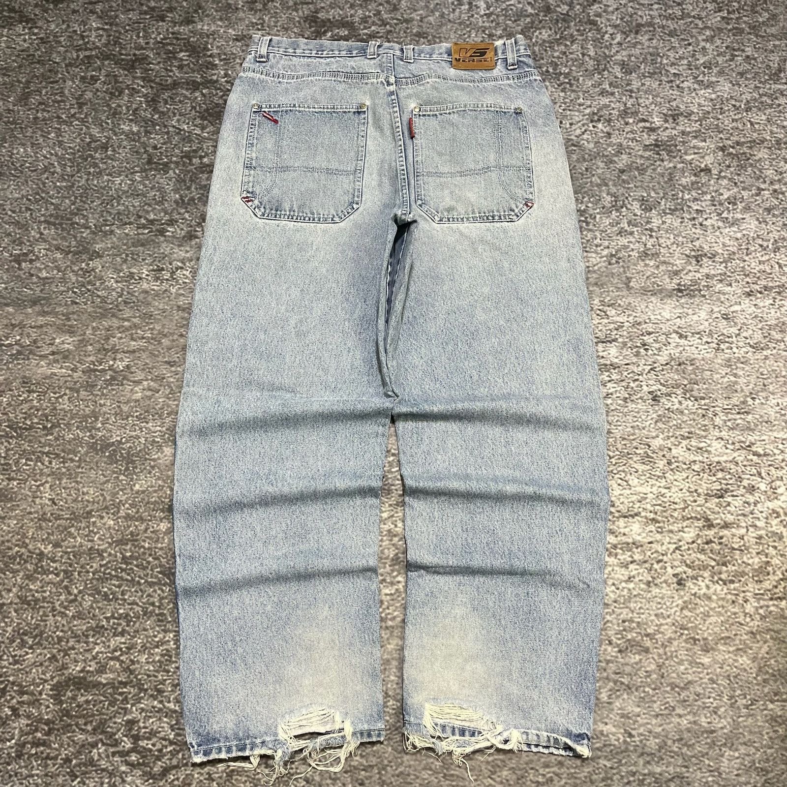 Jnco × Southpole × Vintage Crazy Vintage Y2K Verse Faded Blue Baggy ...