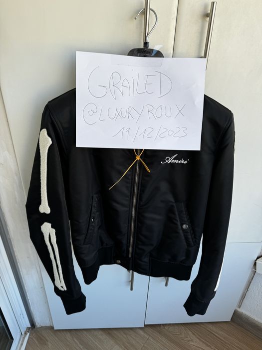 Amiri Amiri Skeleton Bomber Jacket | Grailed