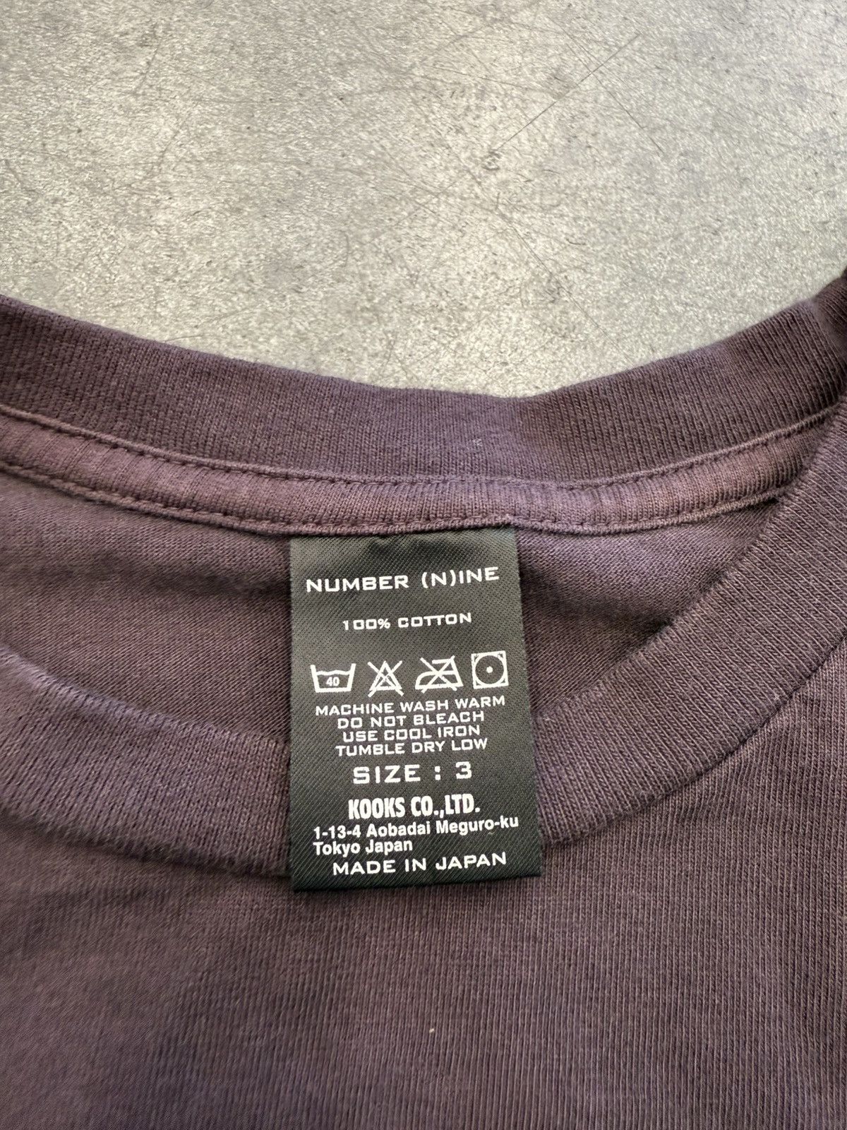 Number (N)ine AW02 Number Nine Nowhere Man Tee | Grailed