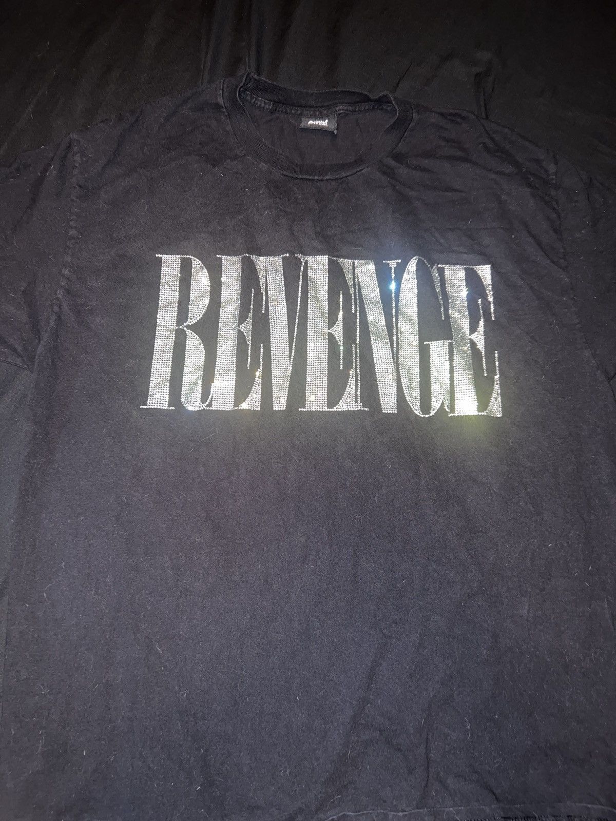 Revenge Revenge Rhinestone T-shirt | Grailed