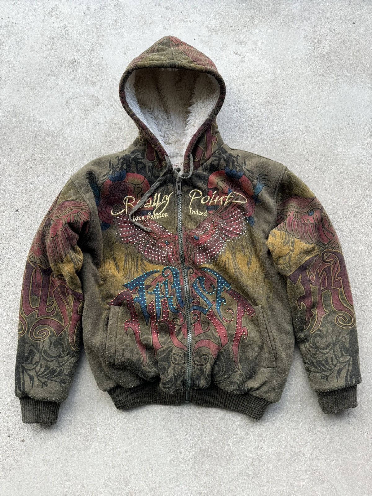 Vintage ️ ️ Really Point Drip Zip hoodie | Grailed