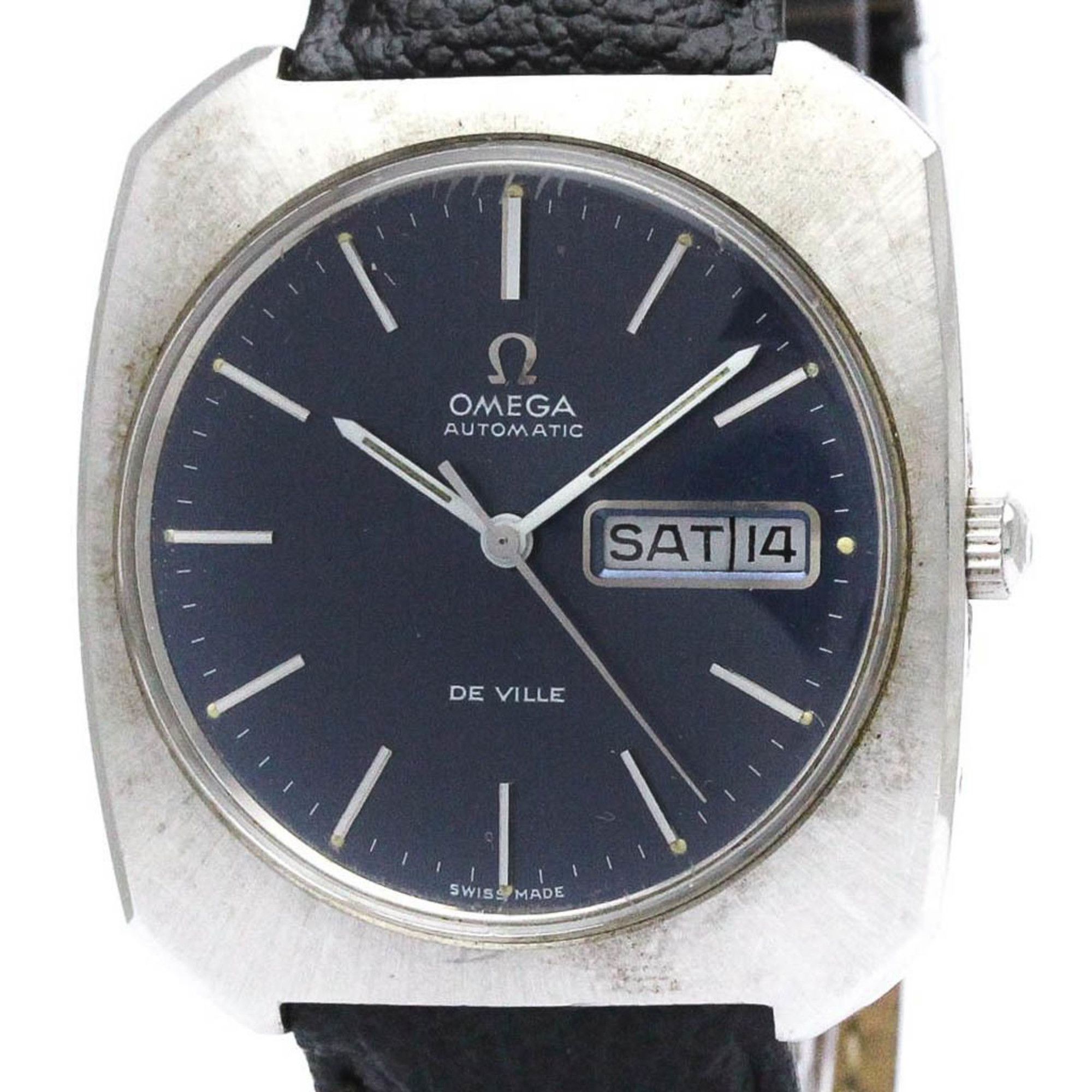 Omega OMEGA De Ville Day Date Cal 752 Steel Automatic Mens Watch 166. ...