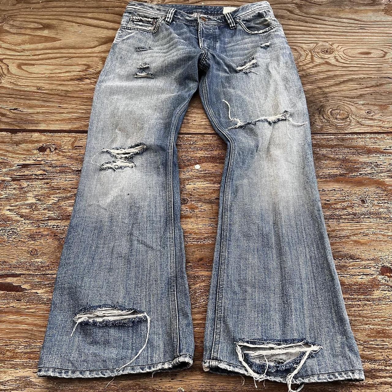 Diesel × Diesel Black Gold Early 2000’s Diesel Distressed Denim Pants ...