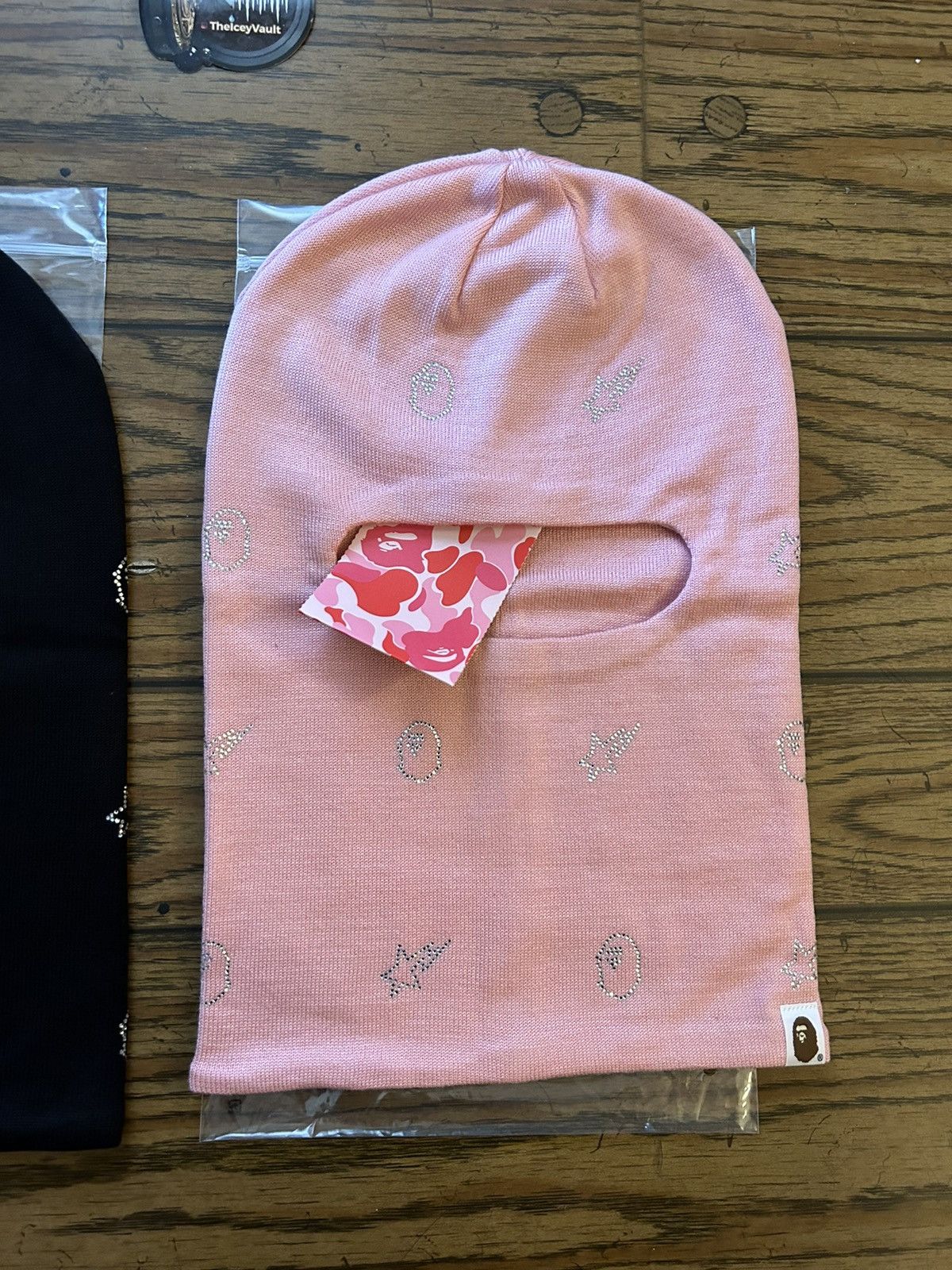 Bape Bape Pink Crystal Stone Balaclava Mask | Grailed