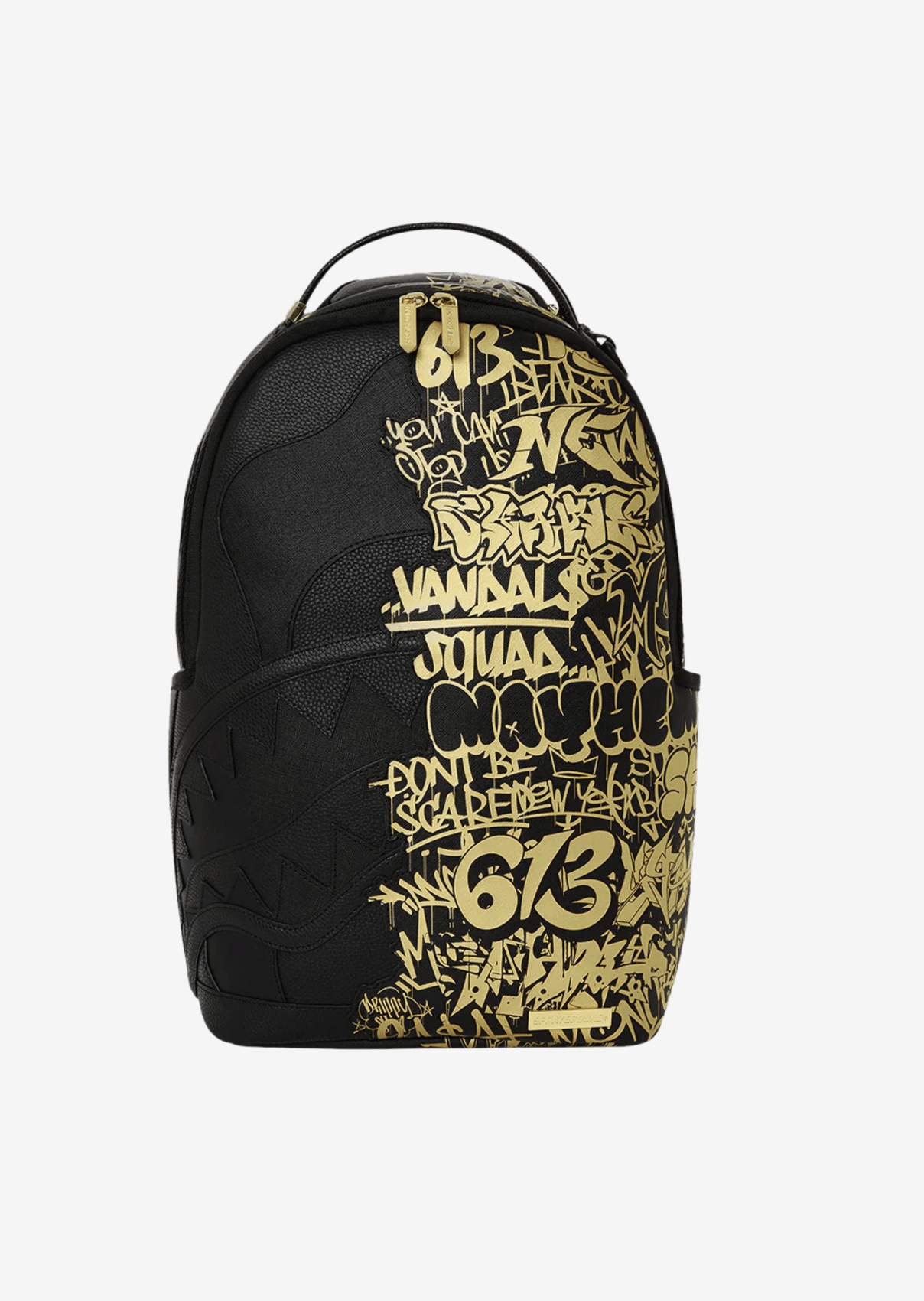 Sprayground Sprayground Gold Graff DLX Backpack | Grailed