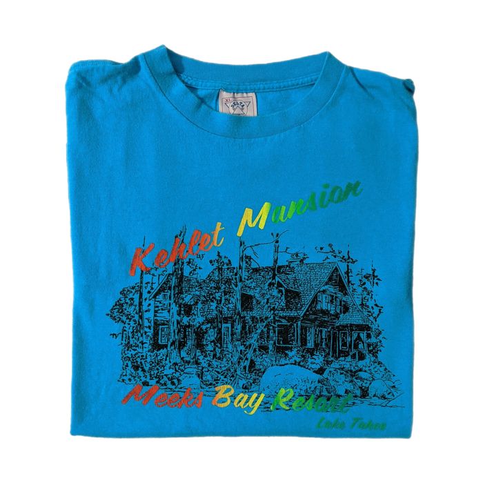 Vintage Vintage 90s Kehlet Mansion Meeks Bay Resort Lake Tahoe Tee ...