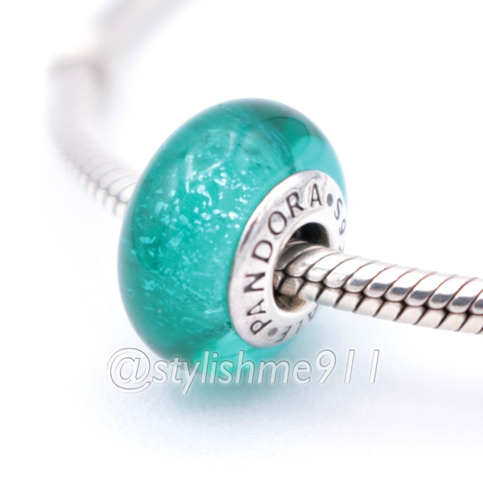 pandora Pandora Disney Jasmine's Signature Color Murano Charm | Grailed