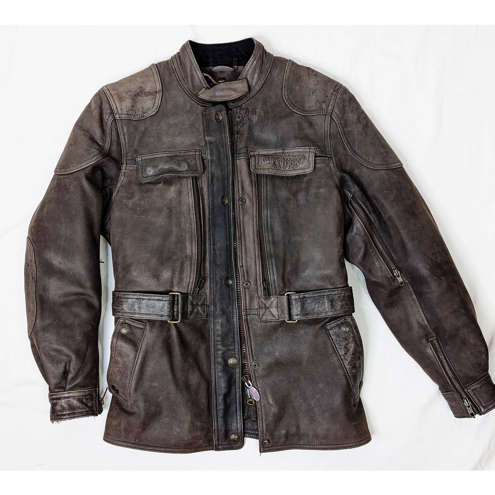 First Gear First Gear Ladies Leather KILIMANJARO Motorcycle Jacket SZ 8 ...