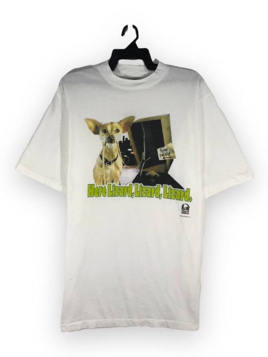 Vintage vintage 1998 Taco bell here lizard lizard lizard | Grailed