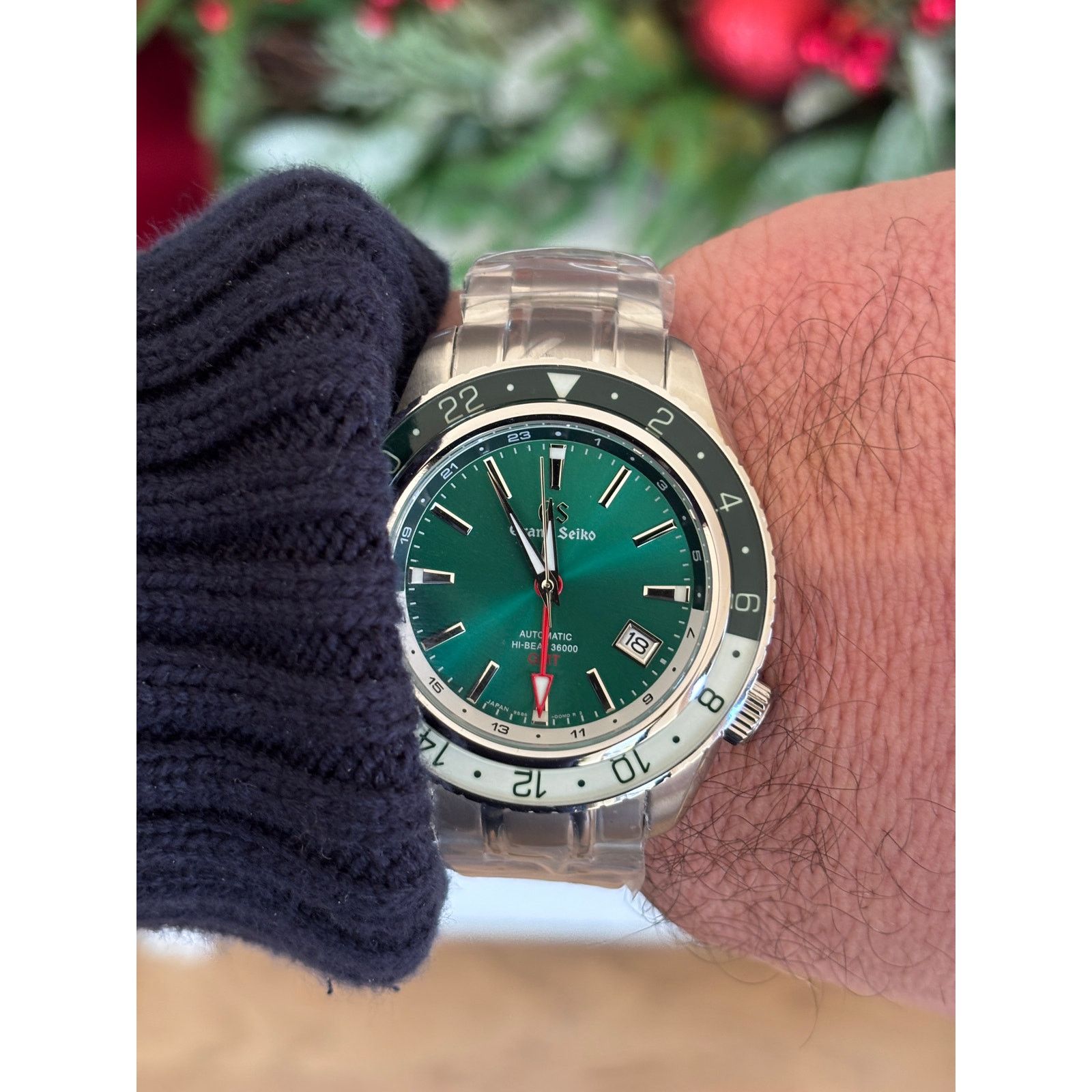 Seiko Seiko NH34 MOD Watch Automatic GMT 44mm Green Dial Sapphire | Grailed