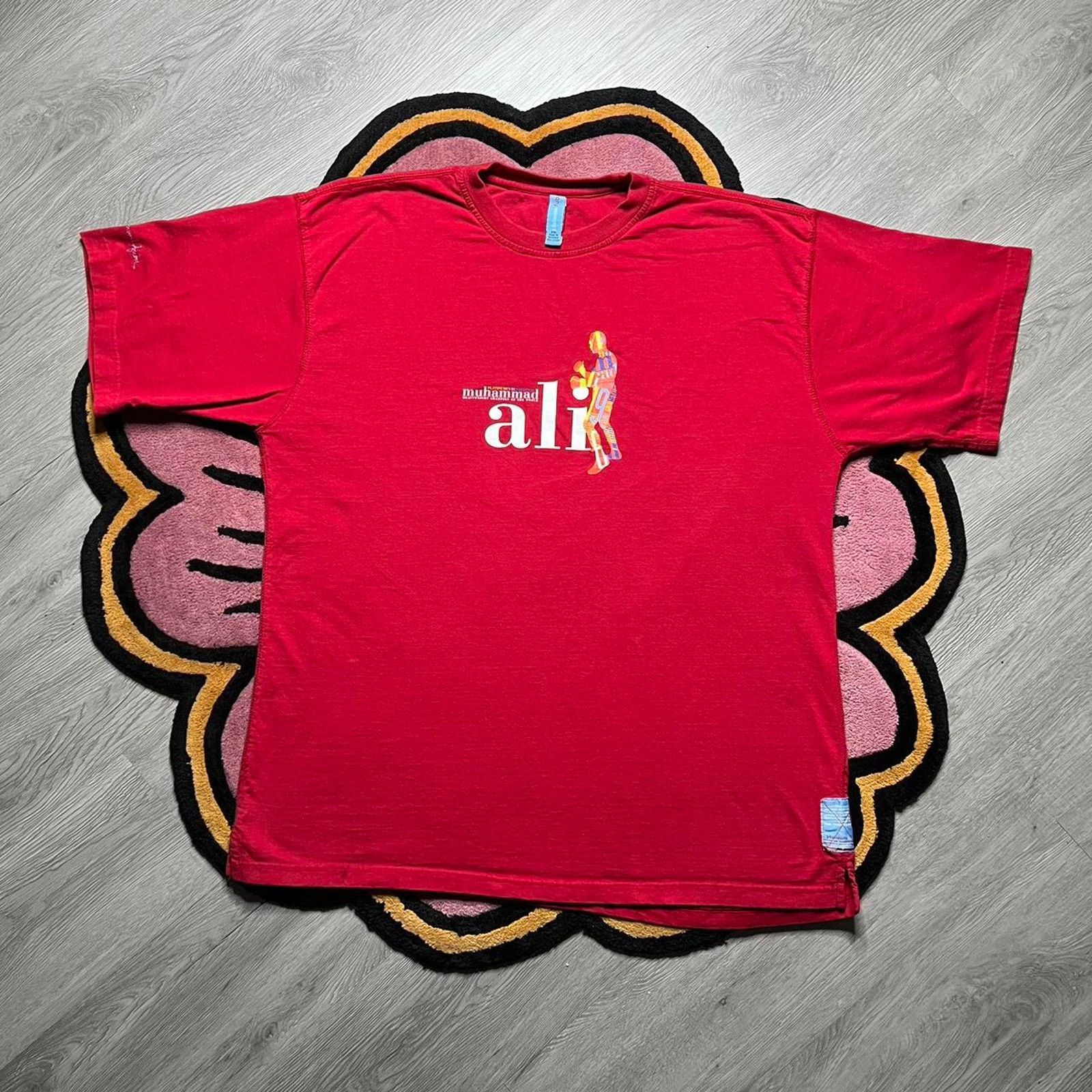 Vintage Vintage Y2K Fubu Platinum Muhammad Ali Graphic Logo T-shirt | Grailed