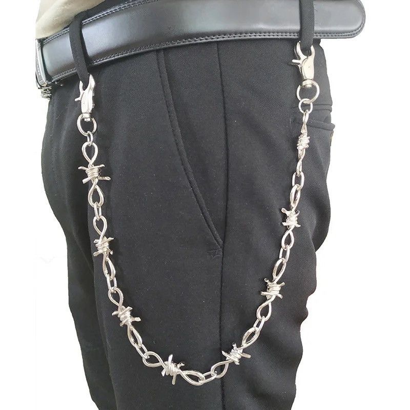Jewelry × Streetwear Barb Wire Wallet Chain | Grailed