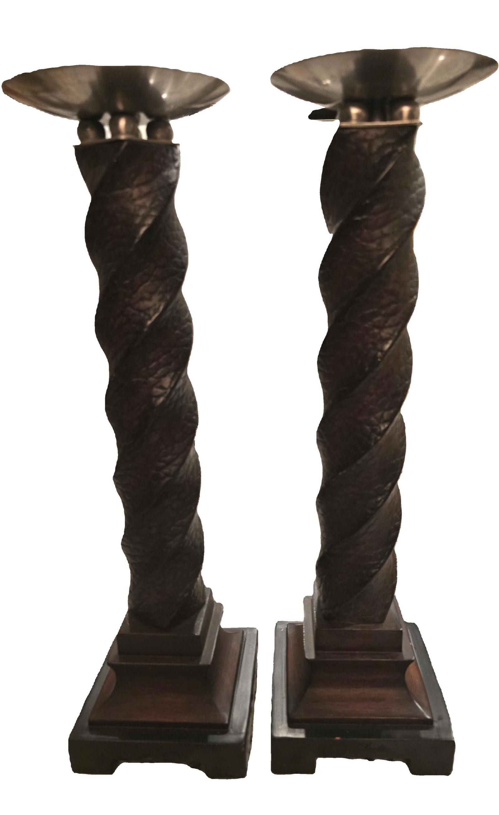 Designer Rare Vintage Austin Kinder Collection Candle Pillar Set | Grailed