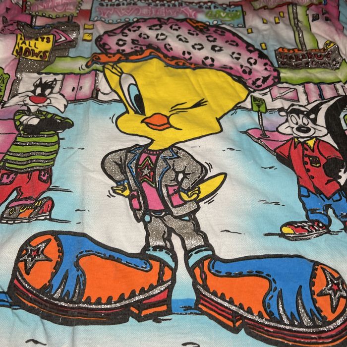 Vintage FREEZE Looney Tunes Vintage All Over Rapper Tweety Bird T ...