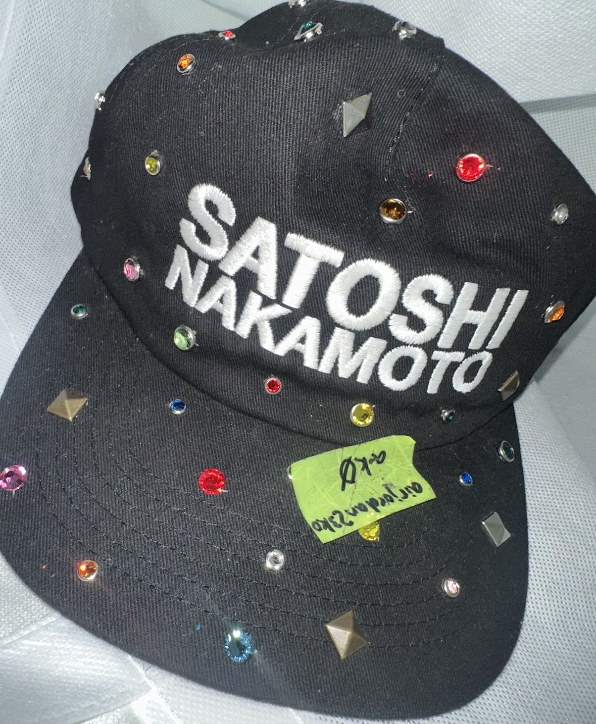 Designer RARE Satoshi Nakamoto Studded Hat sicko born from pain trex ...