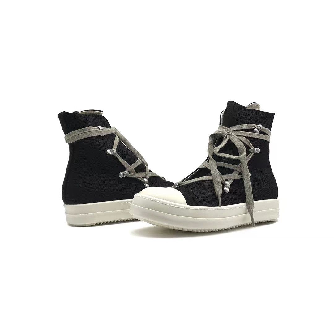 Rick Owens Drkshdw Rick Owens Drkshdw Five Pointed Star Lacing Sneaks ...