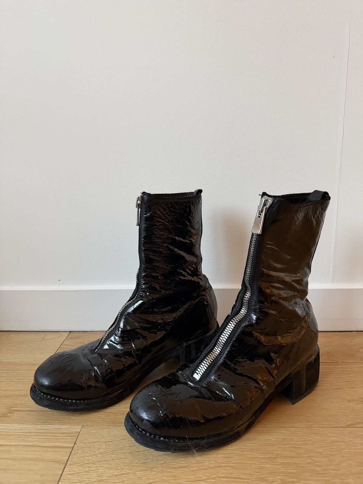 Guidi Guidi Latex PL2 LTXB Black Zipped Boot | Grailed