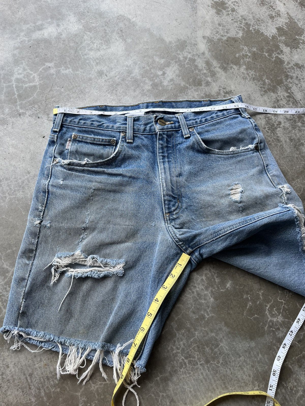 Carhartt × Streetwear × Vintage Vintage 90’s Carhartt Distressed Denim ...