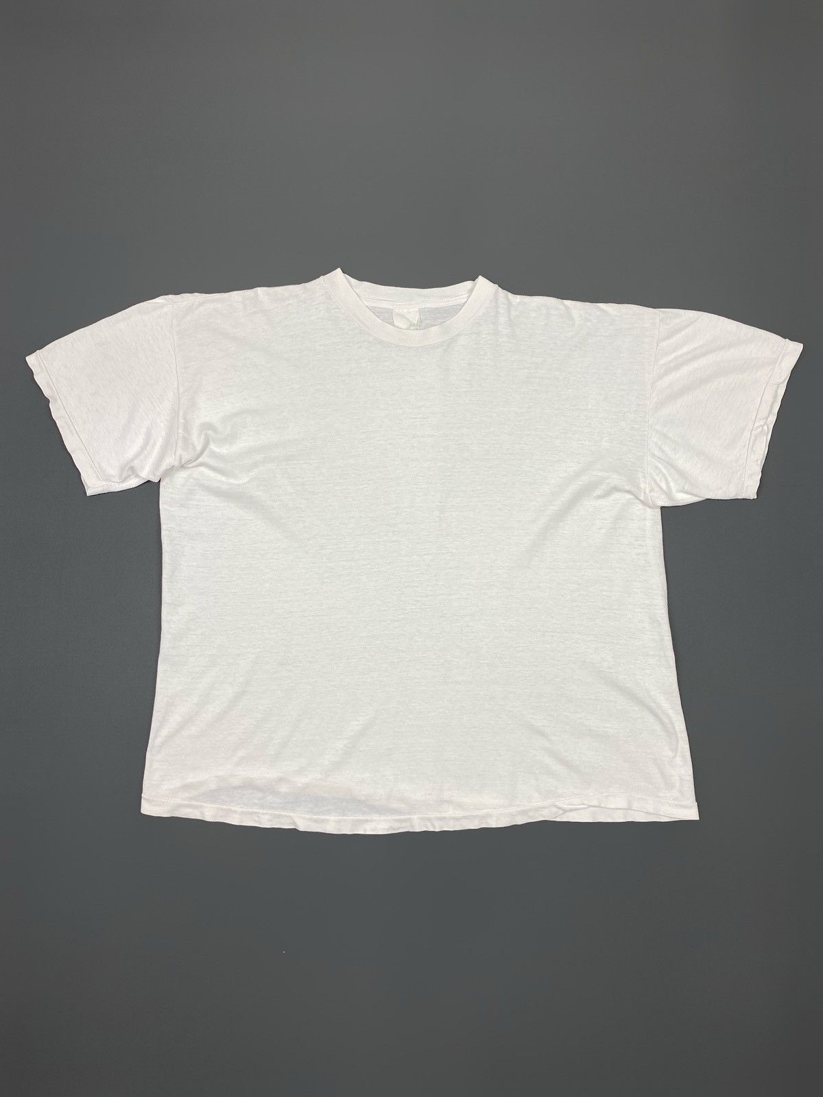 Vintage 1990’s Vintage Boxy Blank Single Stitch Tee | Grailed