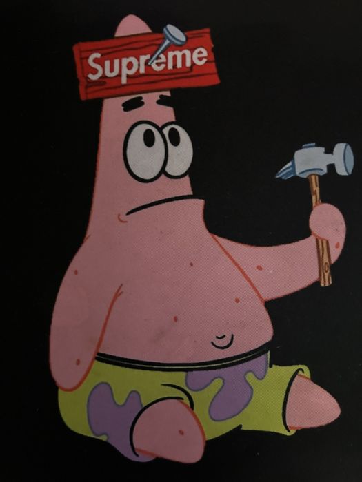 Supreme Supreme Box logo x Spongebob Squarepants mouse pad patrick ...