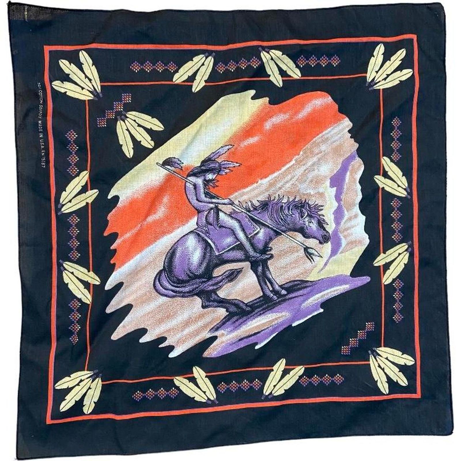 Fa 90s native american bandana made | Grailed