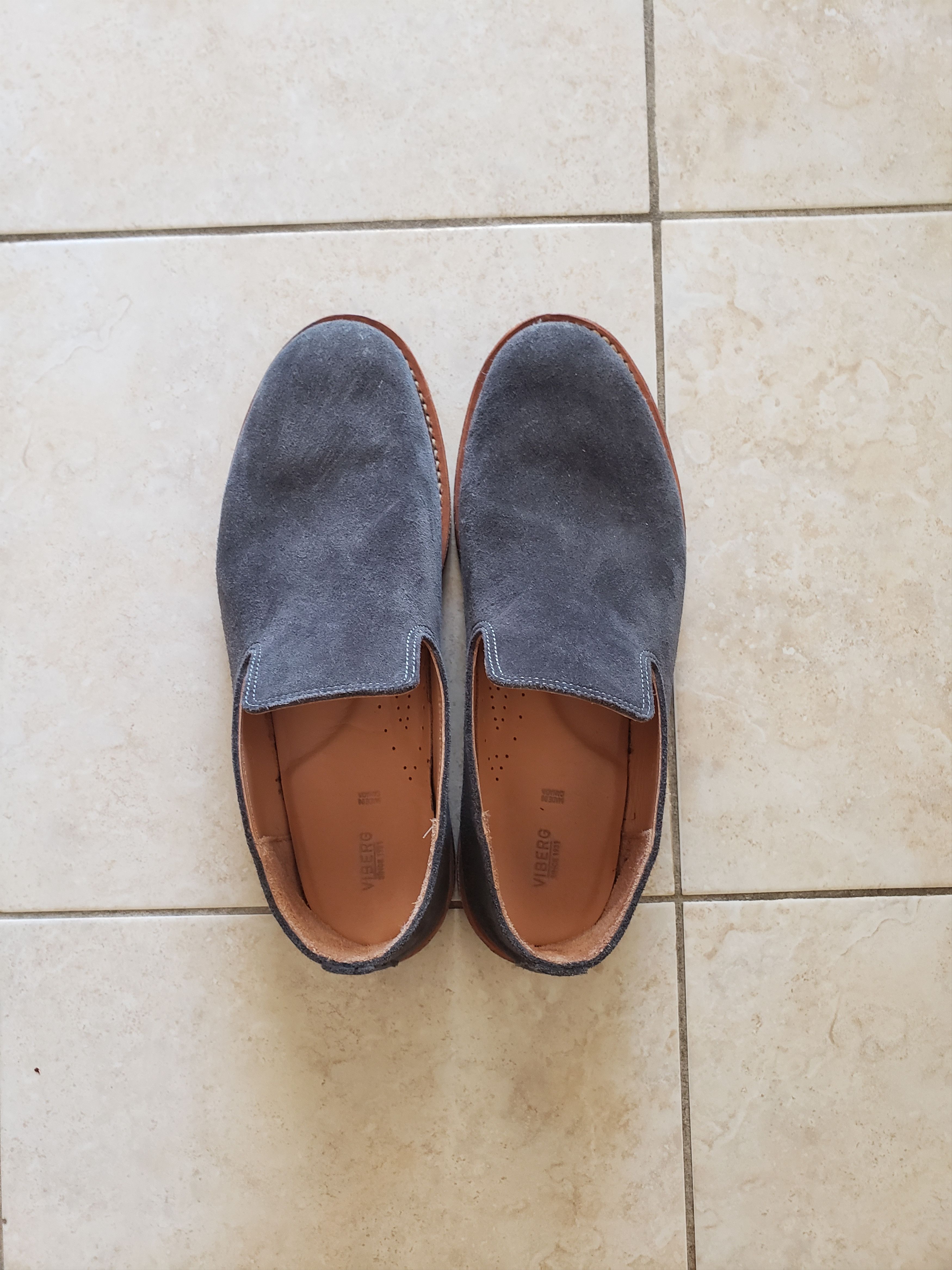 Viberg Viberg Reverse Smoke Kudu Slippers | Grailed
