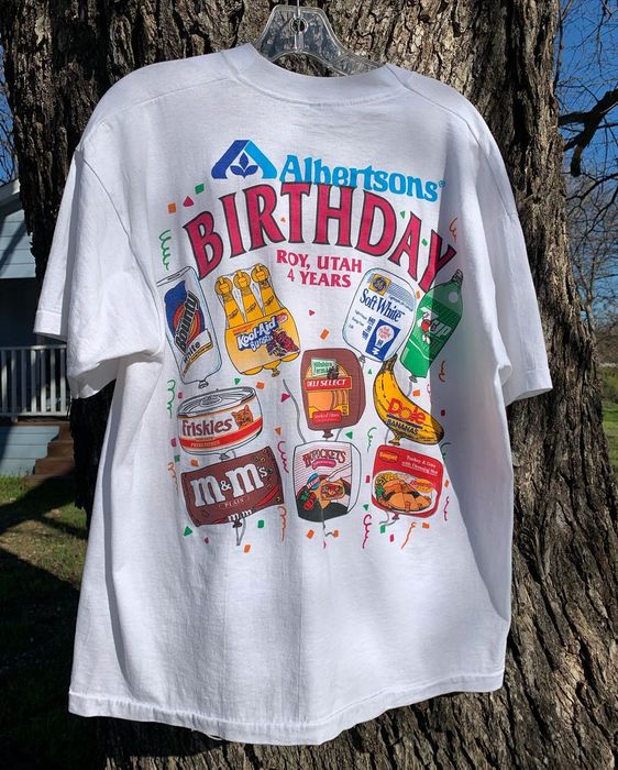 Tee Albertsons birthday tee | Grailed