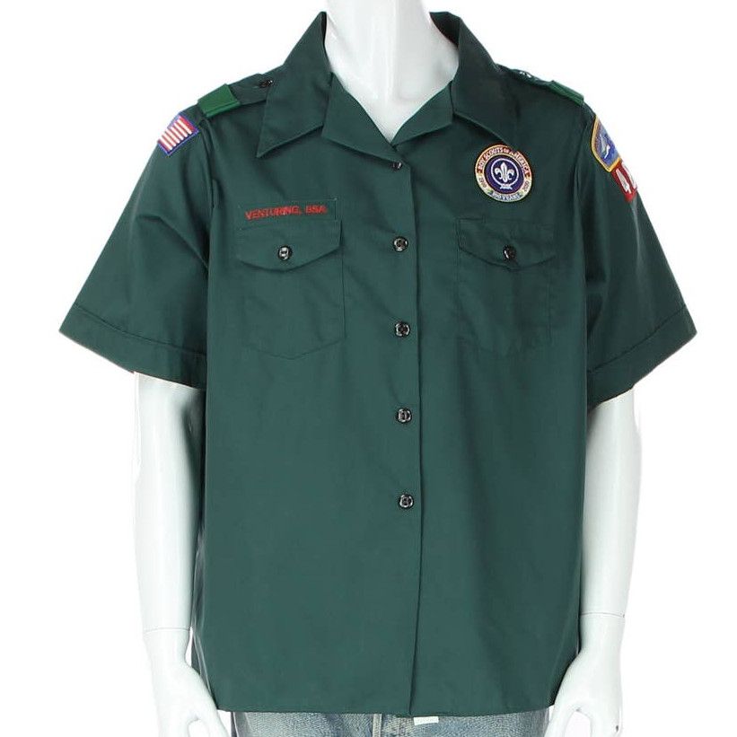 Vintage Boy Scouts BSA Venturing Uniform LA Shirt NWT | Grailed