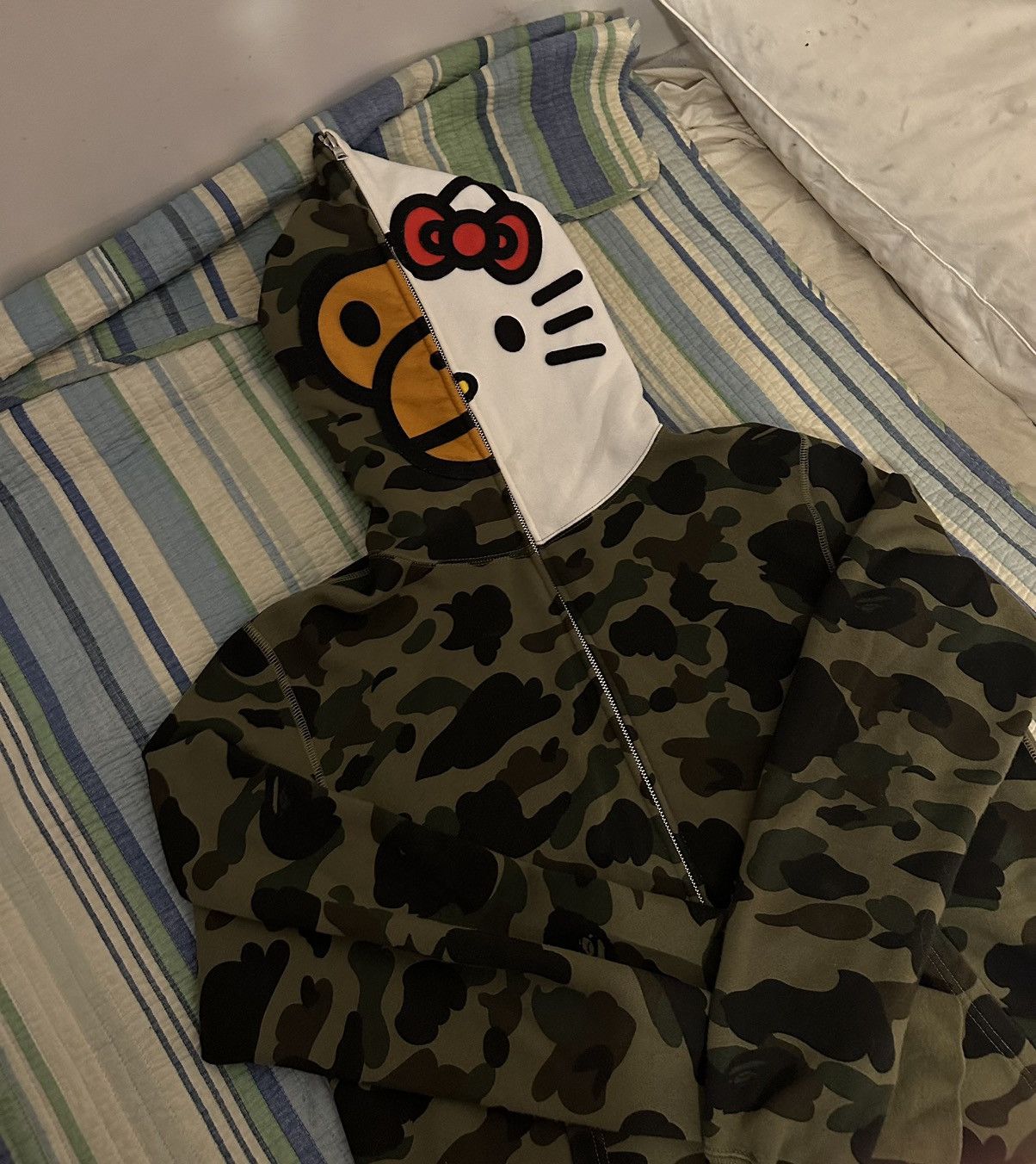 Bape Bape x Hello Kitty Full Zip Hoodie | Grailed