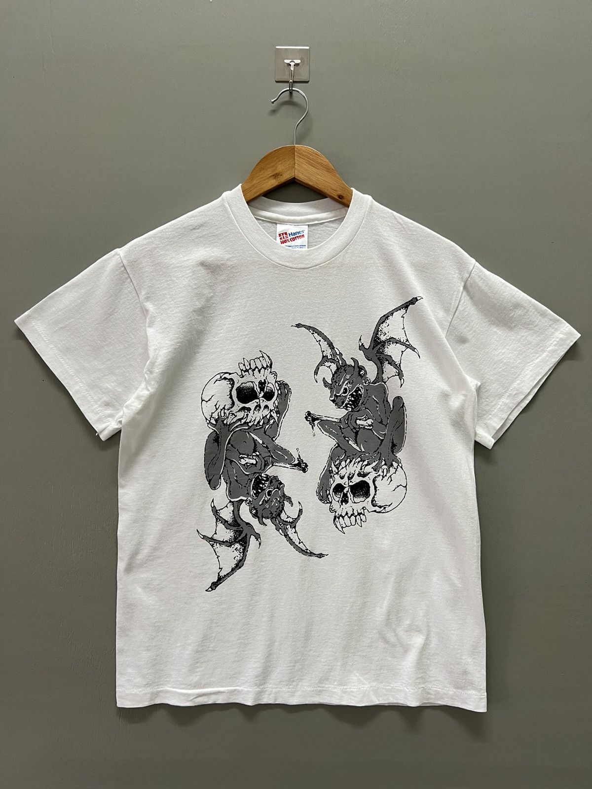 Rock Tees × Skulls × Vintage Vintage 90s Black Tattoo Tees | Grailed