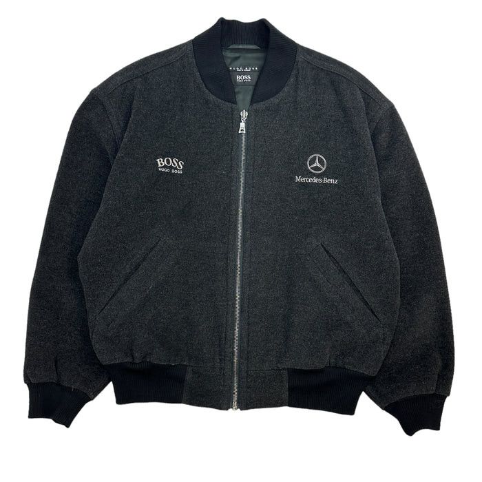 Hugo Boss 1990 HUGO BOSS MERCEDES BENZ VARSITY JACKET | Grailed