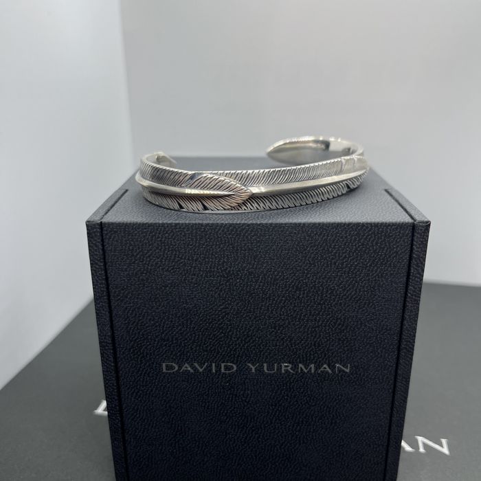 David Yurman David Yurman Silver feather cuff | Grailed