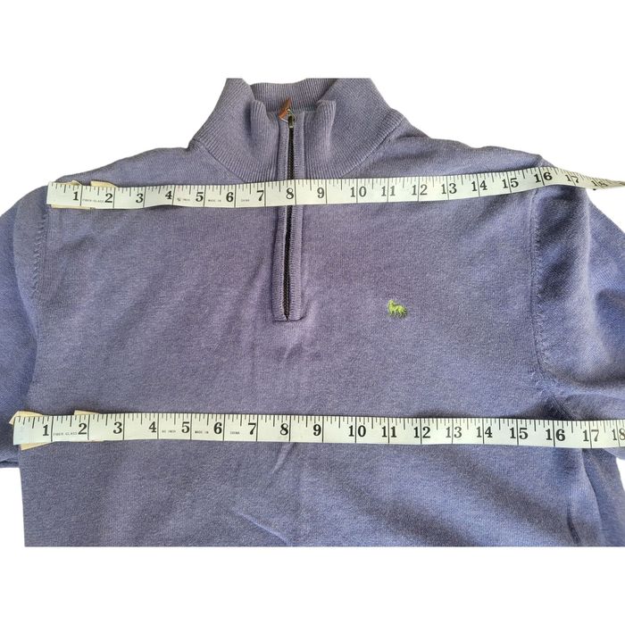 Magee Ireland Magee 1866 Sweater Women Sz M Long Sleeve Cotton 1/2 Zip ...
