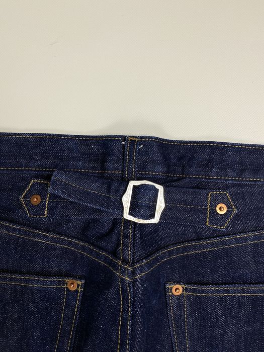 Vintage Lutece MFG Co vintage back buckle selvedge denim jeans 1937 ...