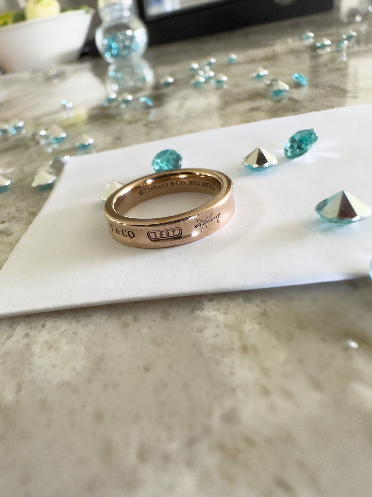 Tiffany & Co. 1837 Narrow Band Rubedo Ring | Grailed