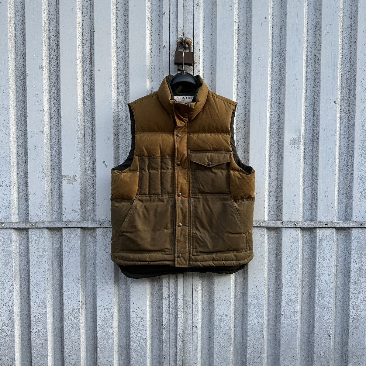 Filson Filson Down Cruiser Vest Wax | Grailed
