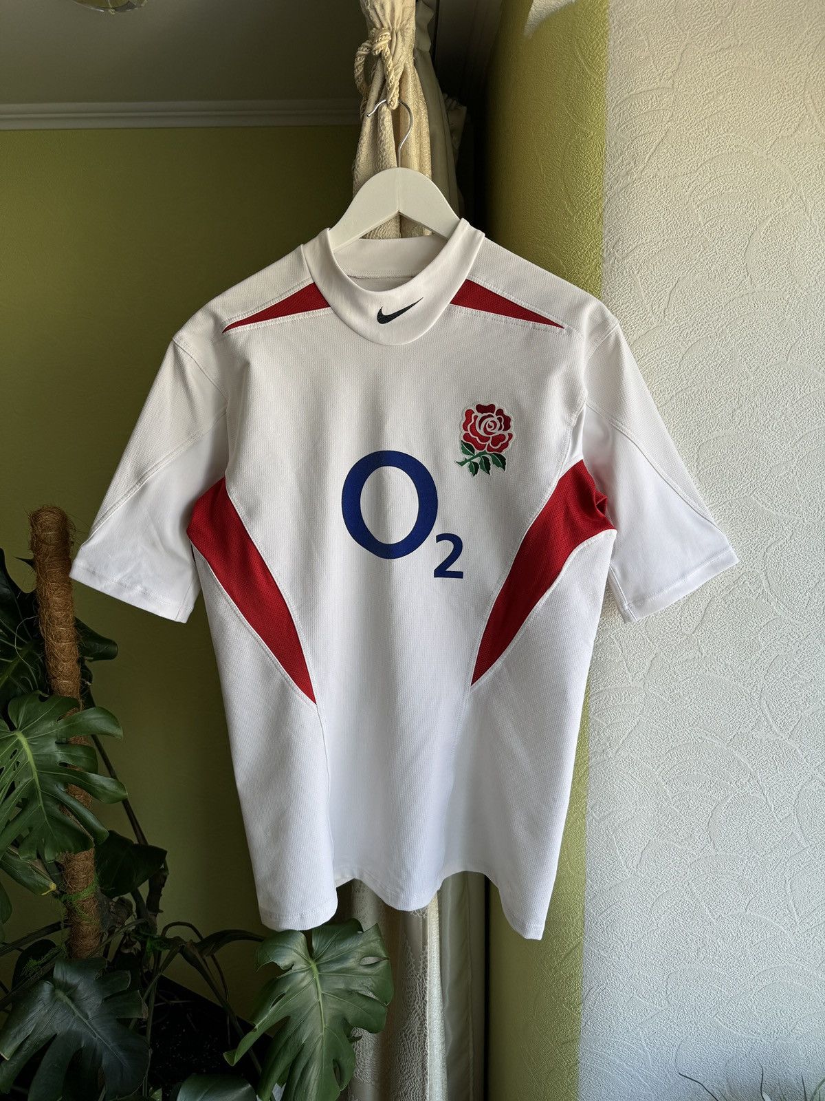 England Rugby League × Nike × Soccer Jersey Y2K Vintage Nike England ...