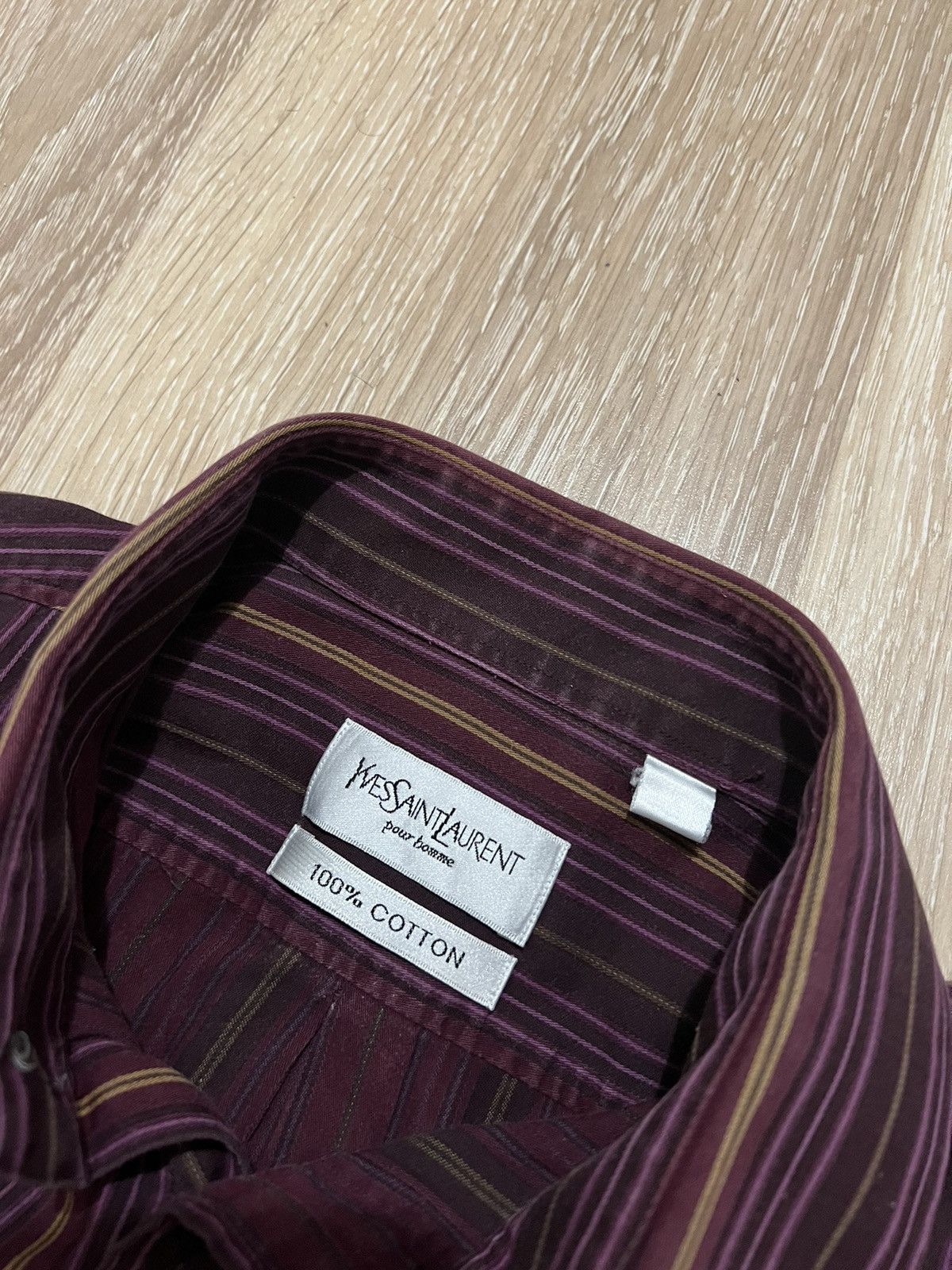 Luxury Yves Saint Lauren shirt button-up YSL | Grailed