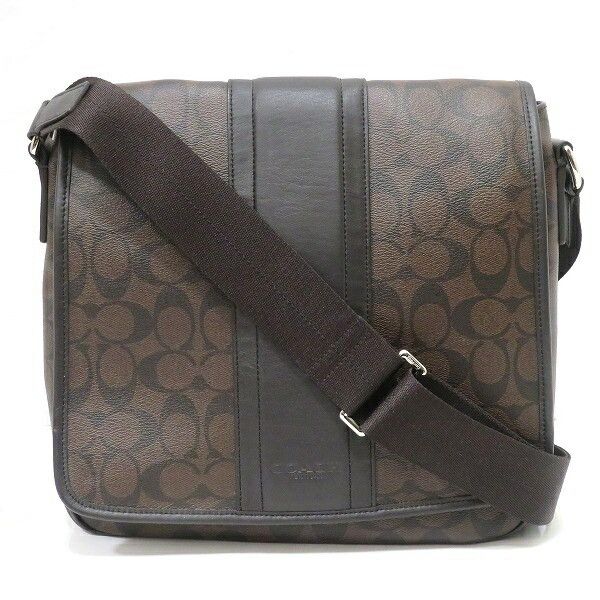 Coach Coach Heritage Signature Canvas Map Messenger Bag | Grailed