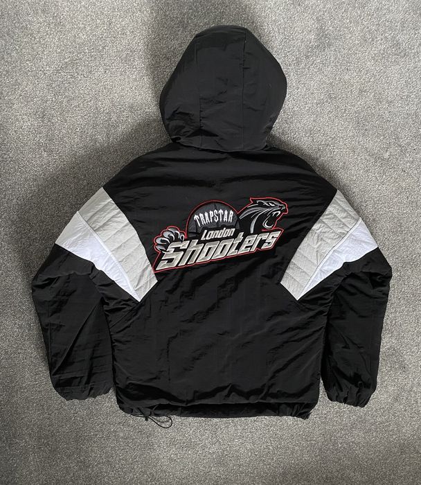 Trapstar London Trapstar Shooters Jacket 1/4 Zip Pullover - Black/Red ...