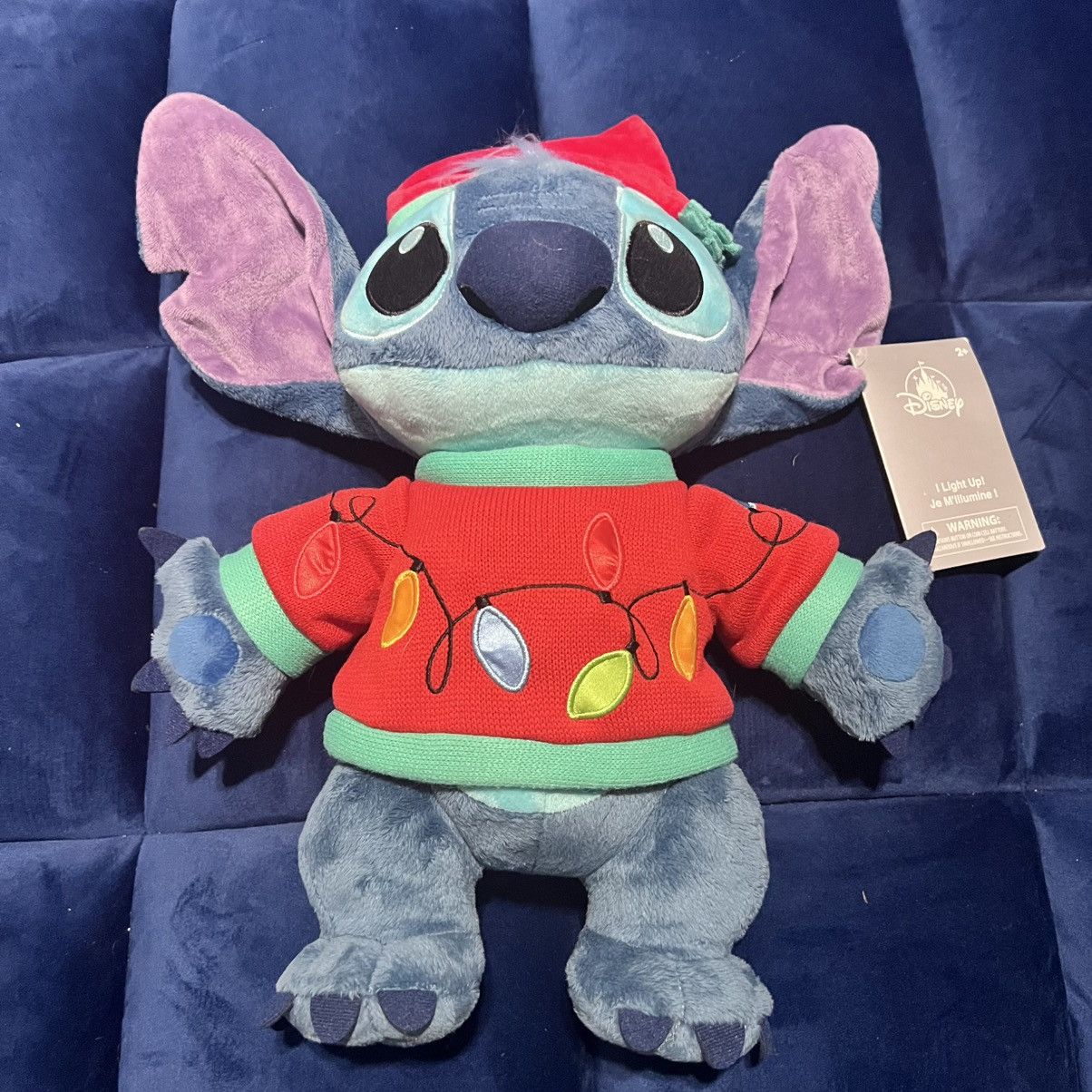 Disney Disney - Lilo & Stitch 15” Stitch Light-Up Christmas Plush ...