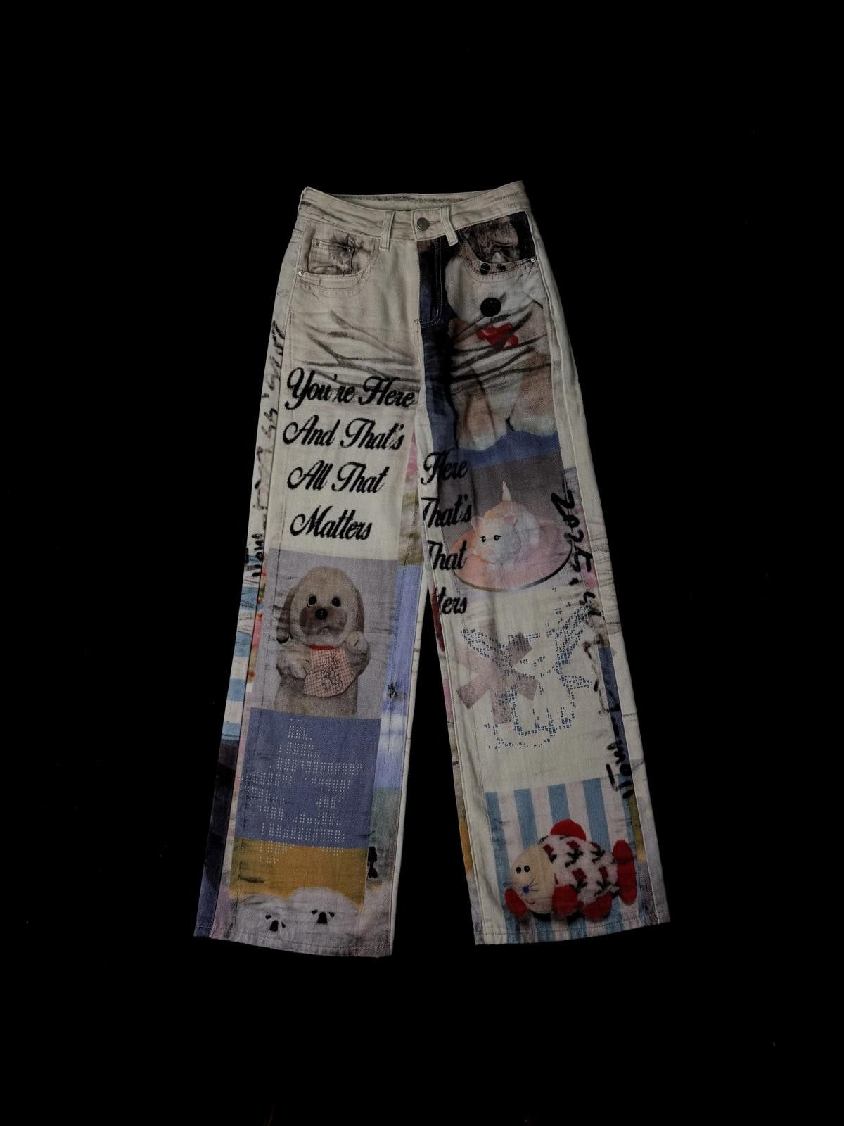 Japanese Brand Whimsical Wide-Leg Statement Trousers | Grailed
